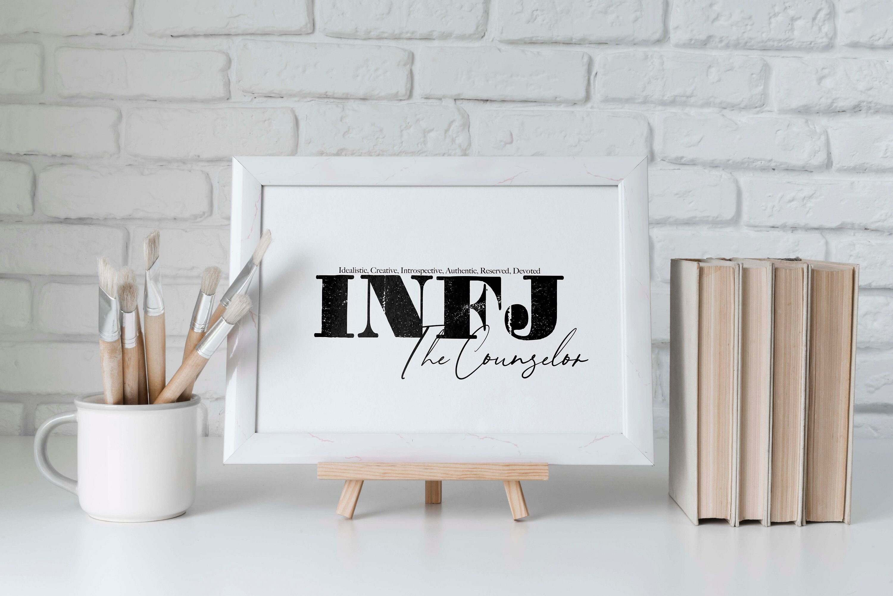 INFJ Wall Art Print, MBTI Personality Types, INFJ the Counselor Gift ...