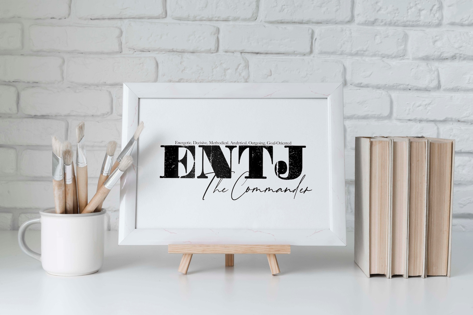 ENTJ Wall Art Print, MBTI Personality Types, ENTJ the Commander Gift ...