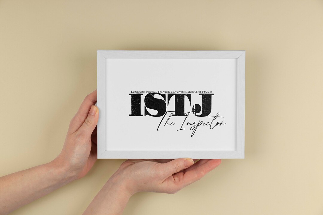 ISTJ "the Inspector" Wall Art Print - Myers-briggs Decor (digital Download) - Etsy