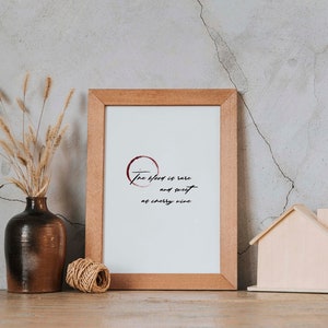 Hozier Quote Print, Cherry Wine Lyrics, the Blood is Rare and Sweet as ...