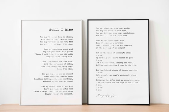 Still I Rise Poem Lyrics