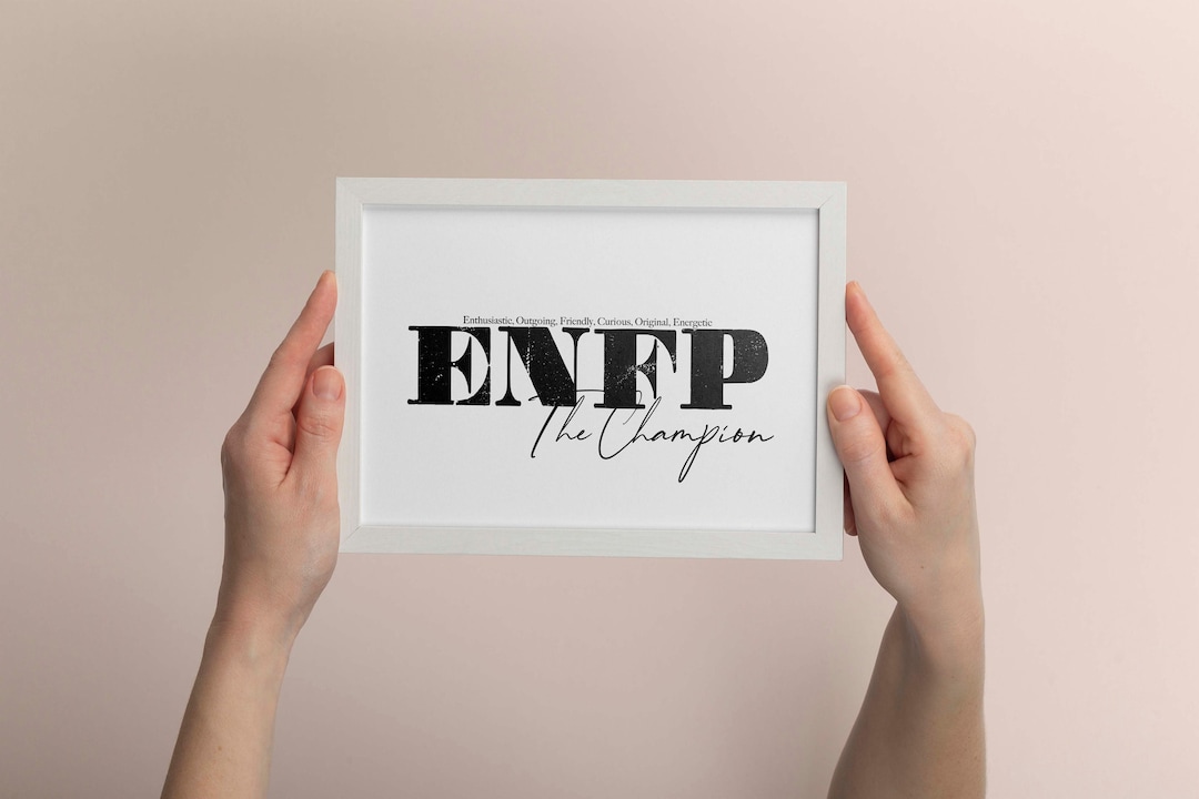 ENFP Wall Art Print, MBTI Personality Types, ENFP the Champion Gift ...