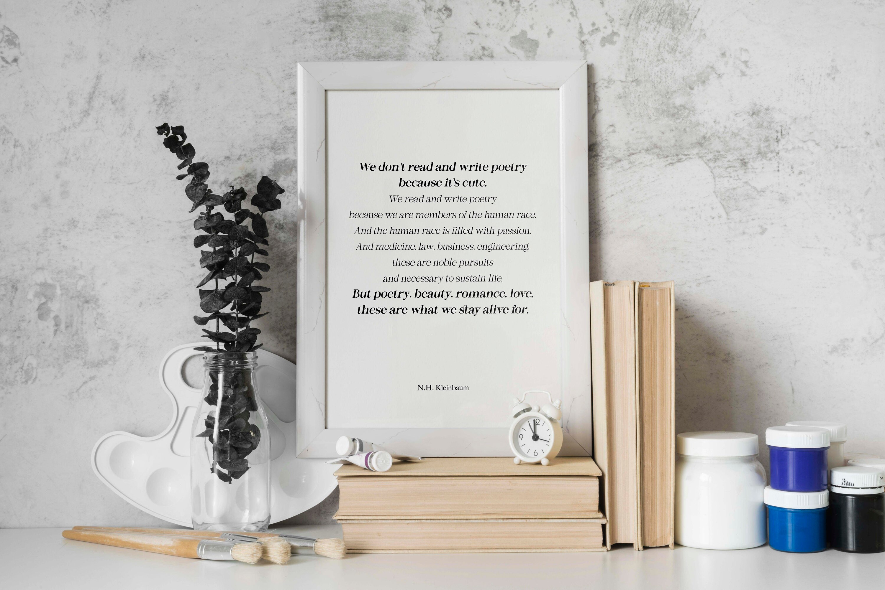 Dead Poets Society Quote Print, Poetry, Beauty, Romance (digital ...