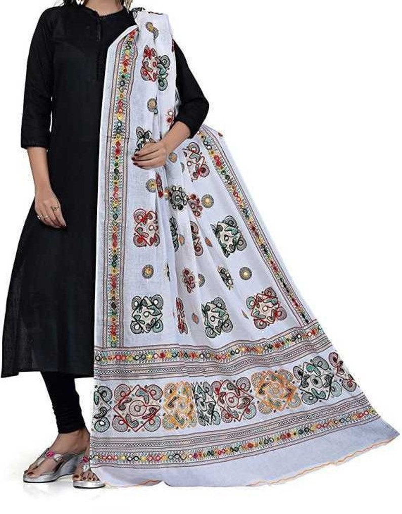 Jaipuri Silk Gota Patti Work Scarves/silk Dupatta Rajasthani ...