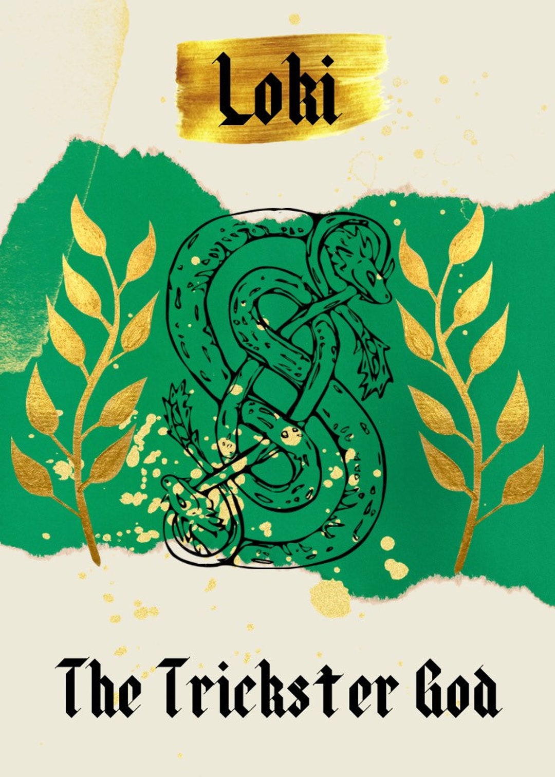 Loki Prayer Card - Etsy