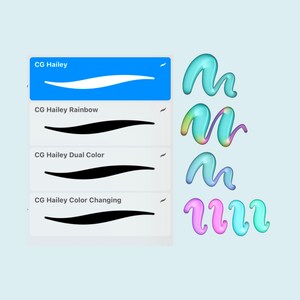 Hailey Procreate Brush Set, Lettering Brush, Procreate Lettering ...