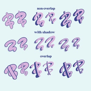 3D Lettering Procreate Brush Set, Calligraphy, Stamps & Textures ...
