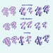 3D Lettering Procreate Brush Set, Calligraphy, Stamps & Textures ...