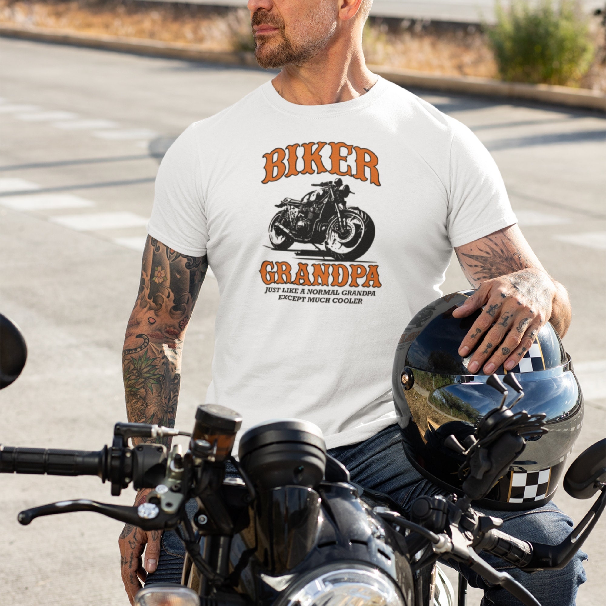 Biker Grandpa/ Grandpa/ Motorcycle/ Papa/ Inspirational / PNG ...