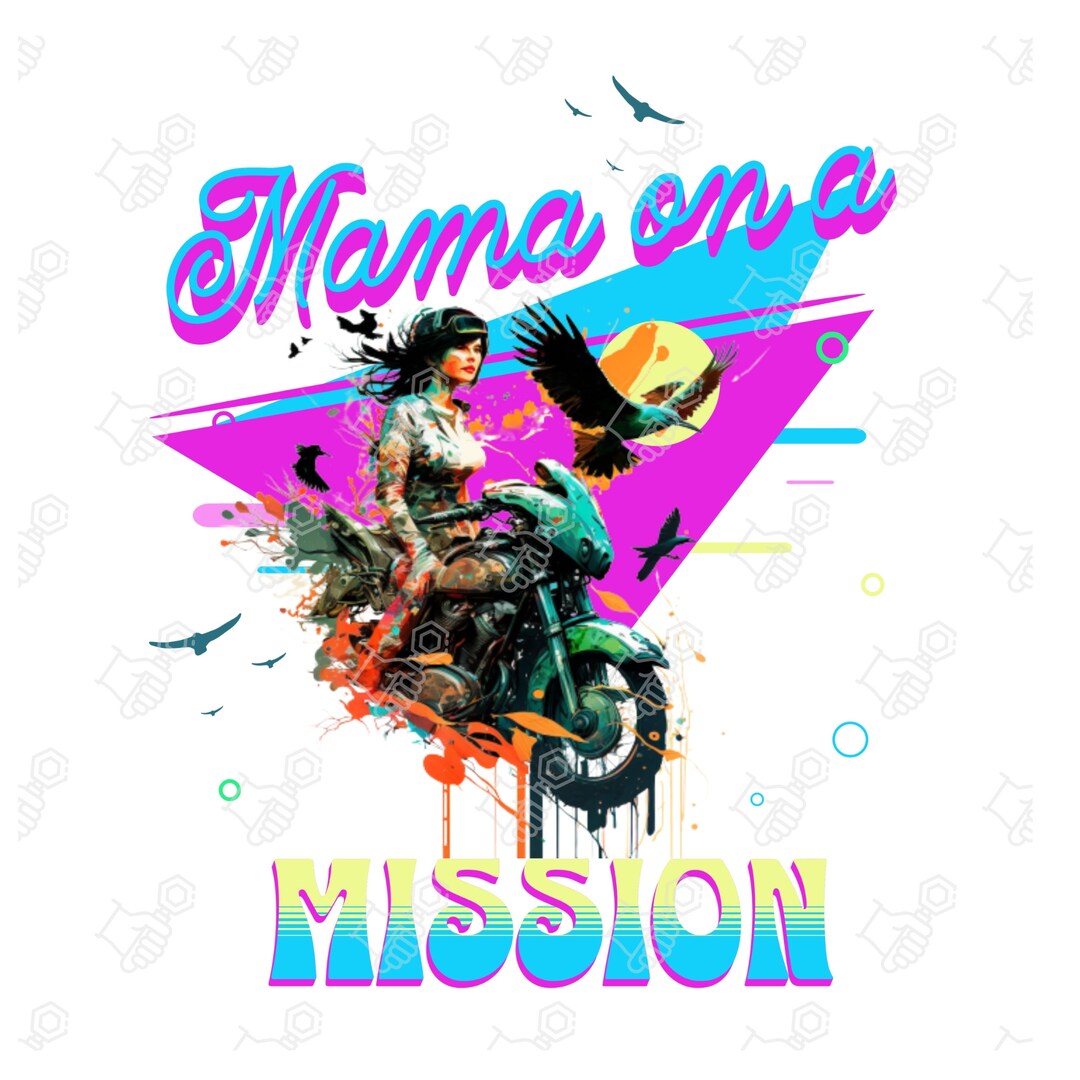 Mama/motorcycle/mom/ Woman/inspirational / PNG/ Sublimation/ - Etsy
