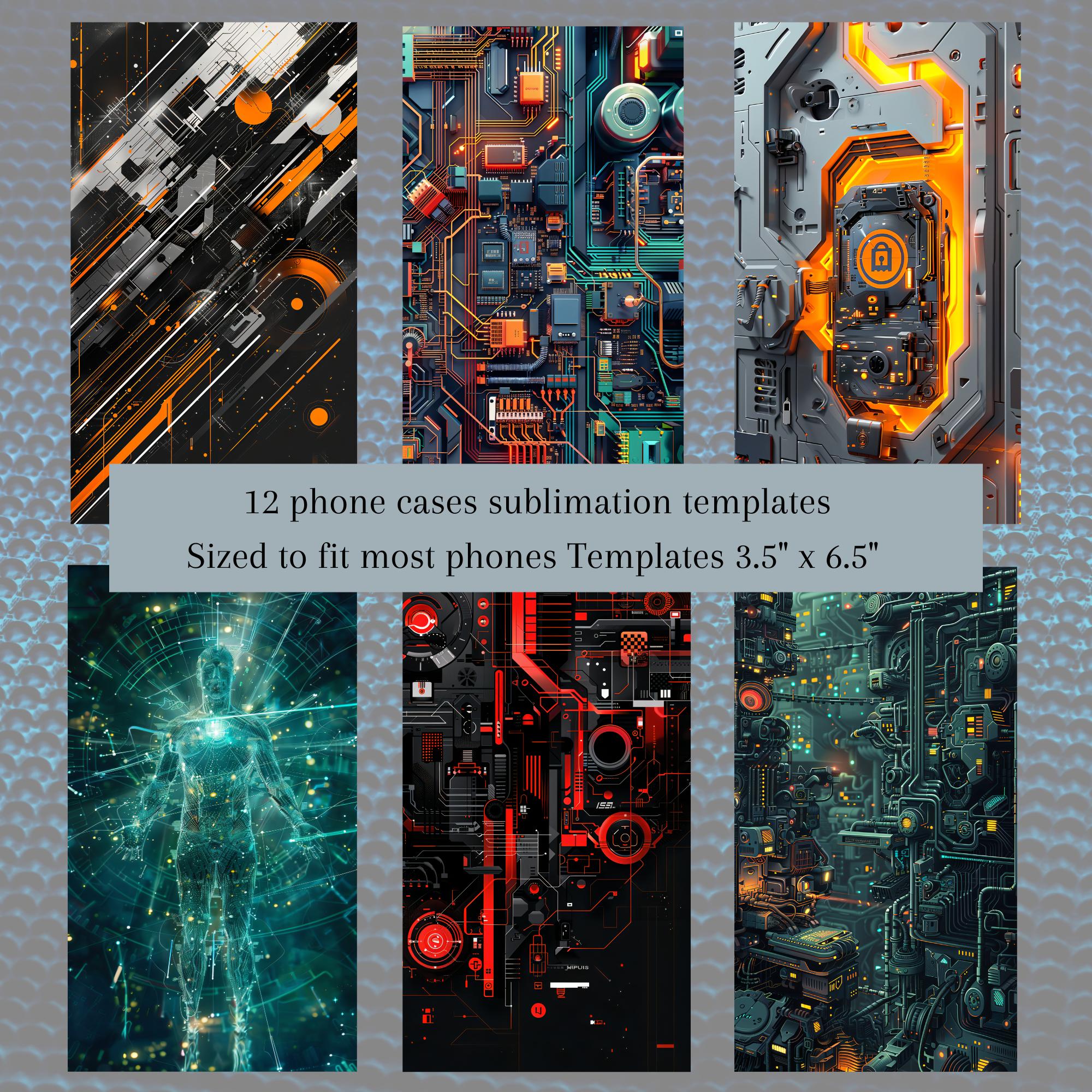 Tech Matrix DIY Sublimation Phone Case Collection Bundle Template ...
