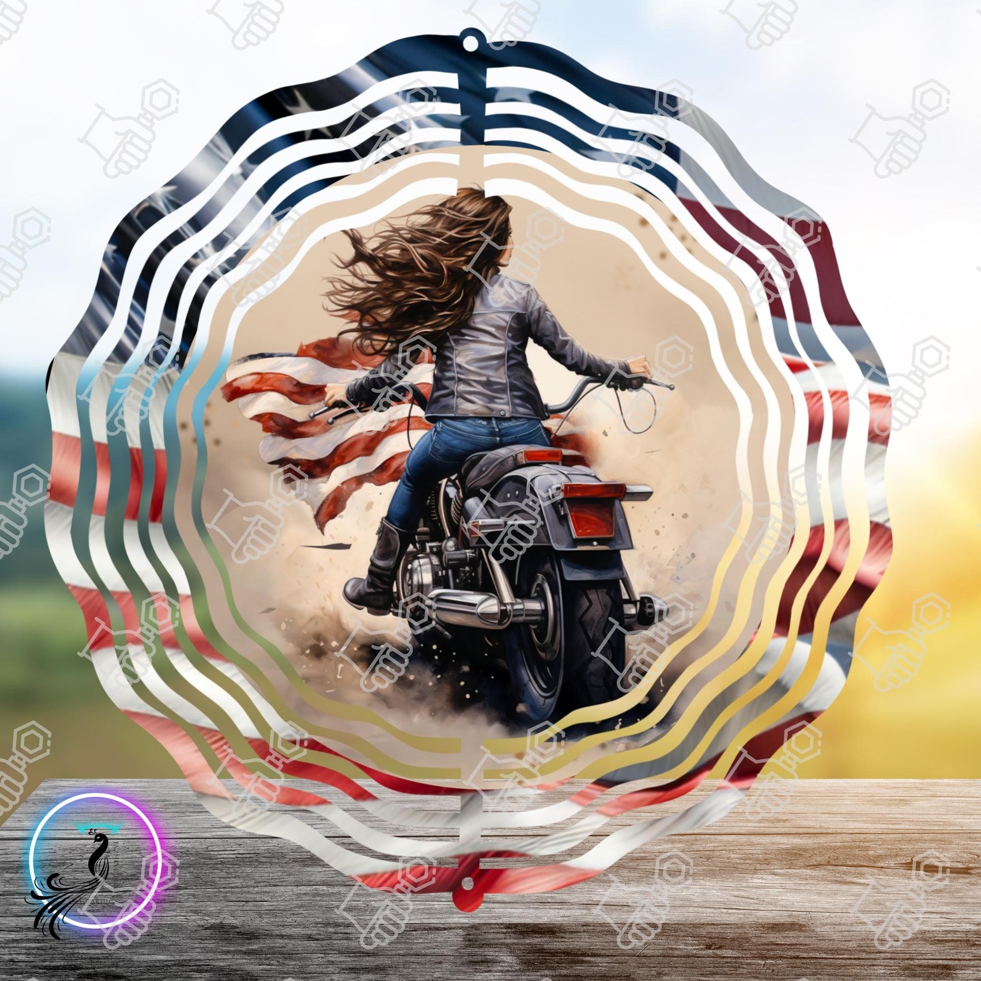 Motorcycle Wind Spinner, Sublimation Design, PNG, Sublimation PNG ...