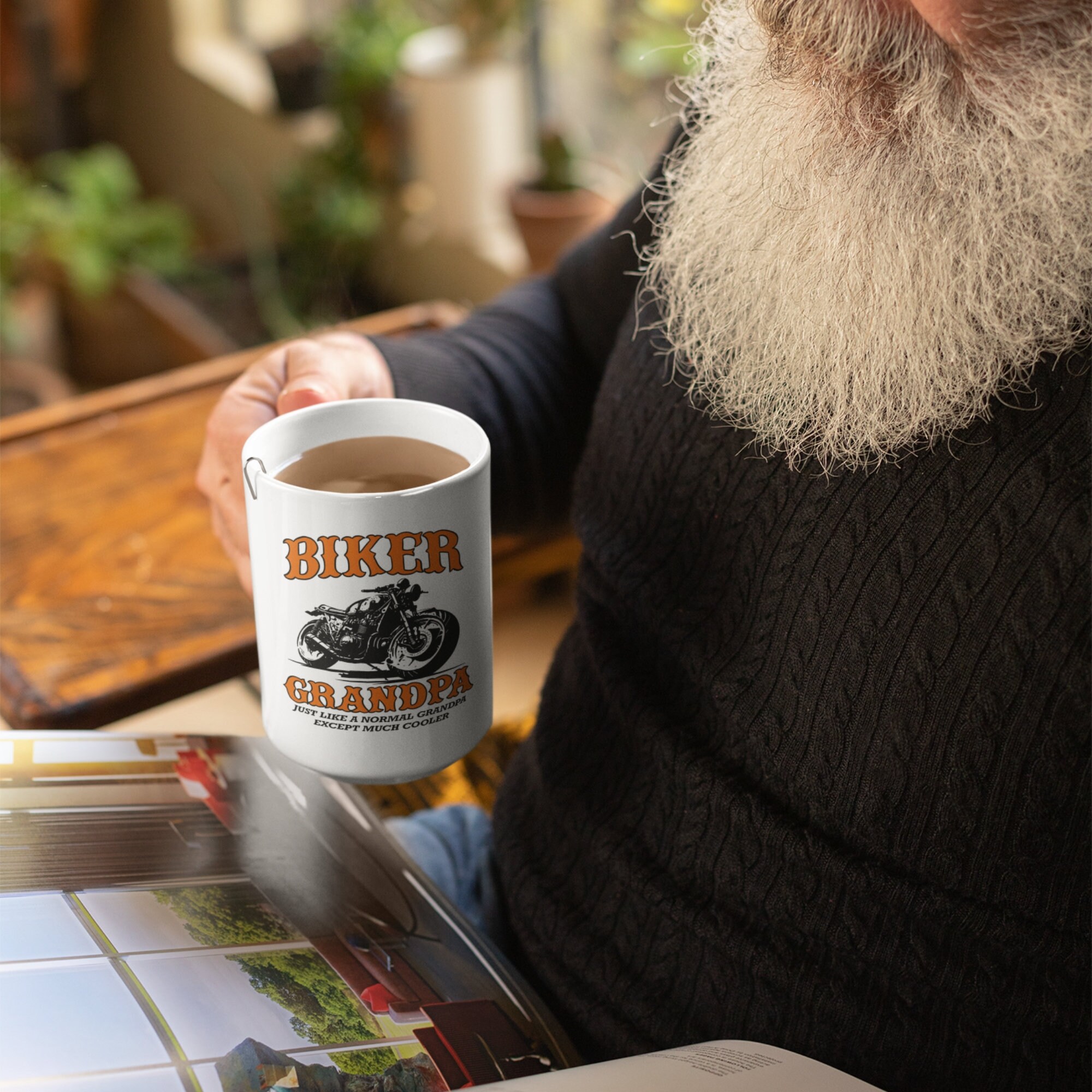 Biker Grandpa/ Grandpa/ Motorcycle/ Papa/ Inspirational / PNG ...