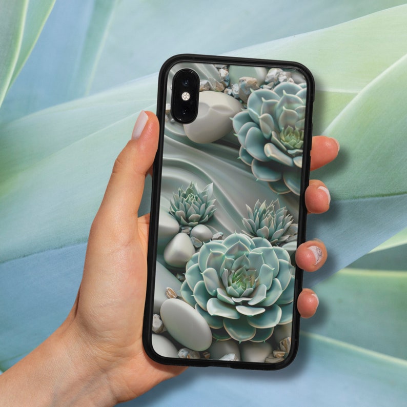 Succulent Plant Cacti Scenery Sublimation Phone Case Bundle Template ...