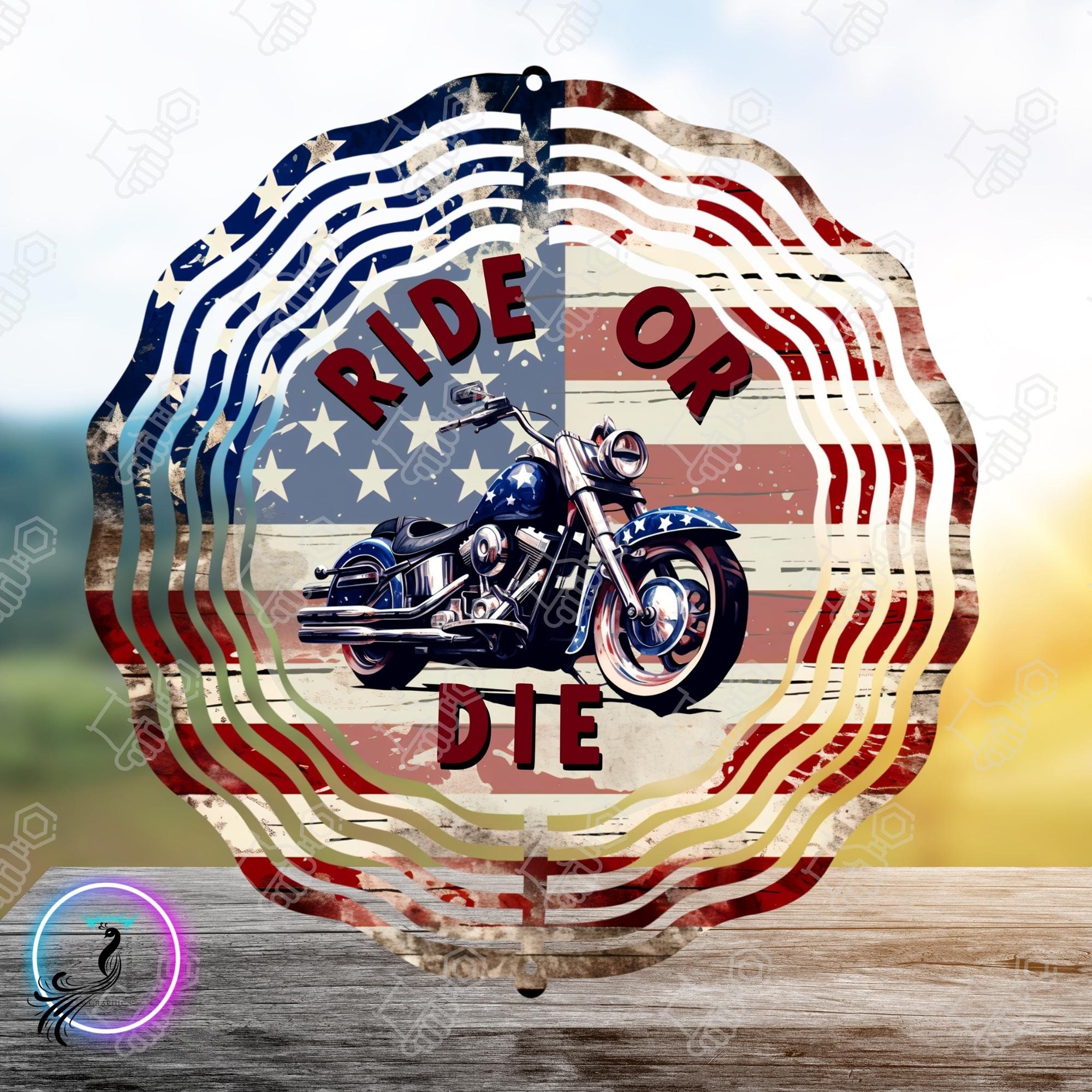 Motorcycle Wind Spinner, Sublimation Design, PNG, Sublimation PNG ...