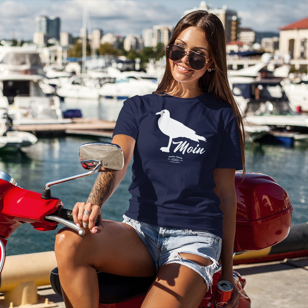 Moin Möwe Hamburg - T-Shirt Unisex - Etsy.de