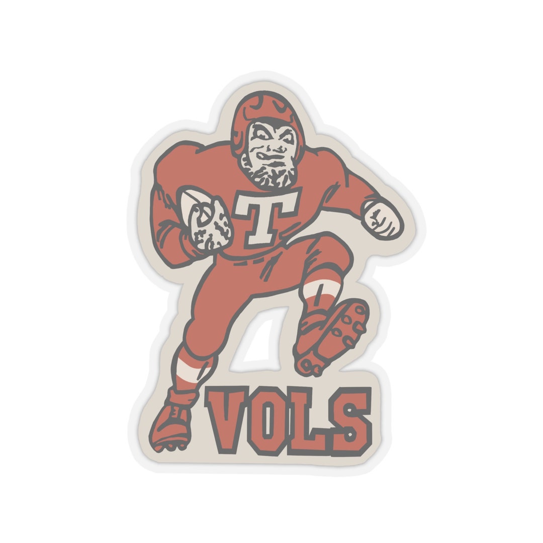 Vintage University of Tennessee Sticker - Etsy