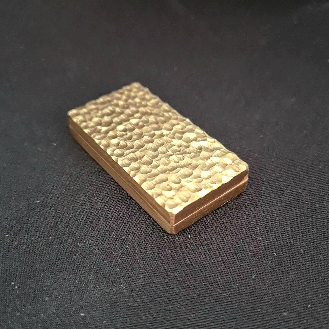 Brass Haptic Slider, Pocket Slider, Figit Toy, Stress Relief, Edc ...