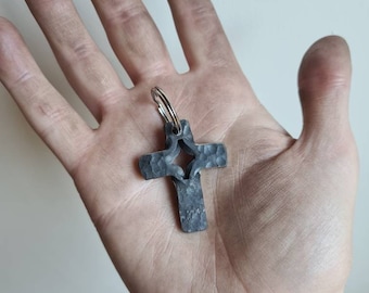 Split Cross Pendant - Etsy UK