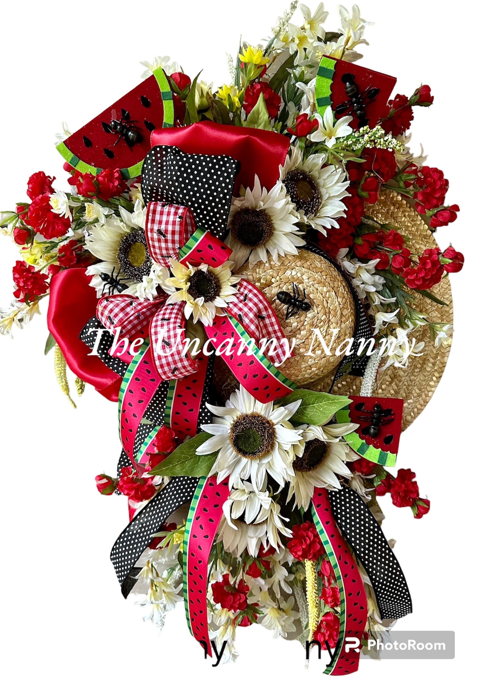 Summer Wreath, Spring Wreath, Year Round Wreath, Front Door Wreath ...