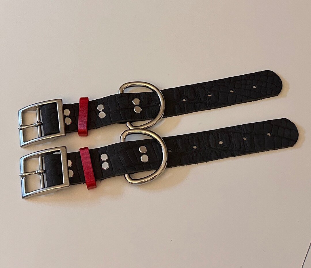 BDSM Fetish Bondage Restraints Made of Cowhide Leather With D-ring and ...