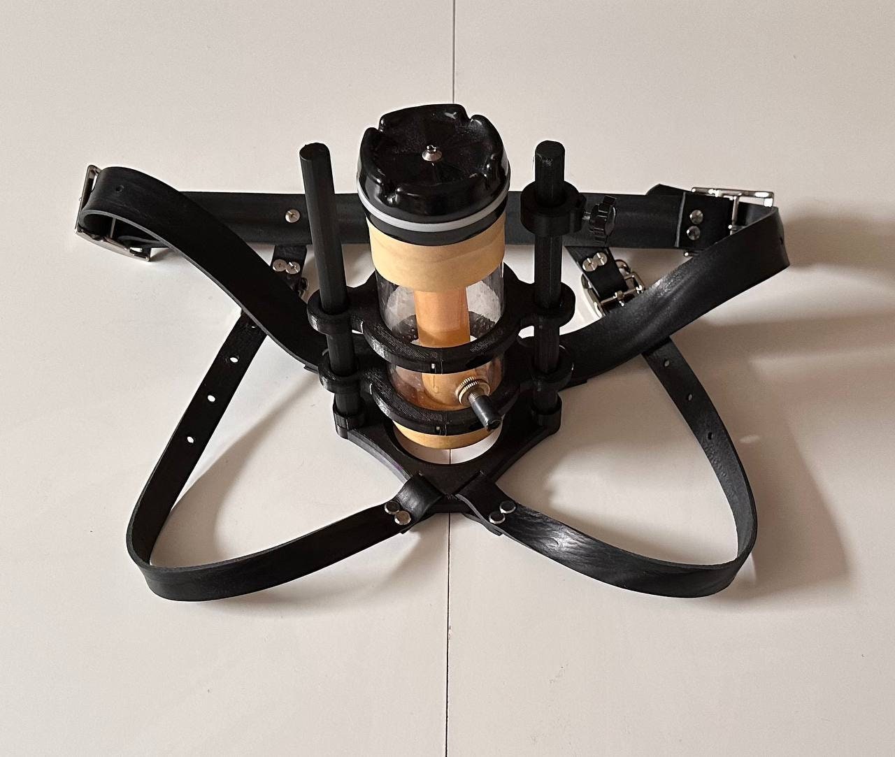 Bdsm Fetish Leather Harness For Venus 2000 And Tremblr With Stainless