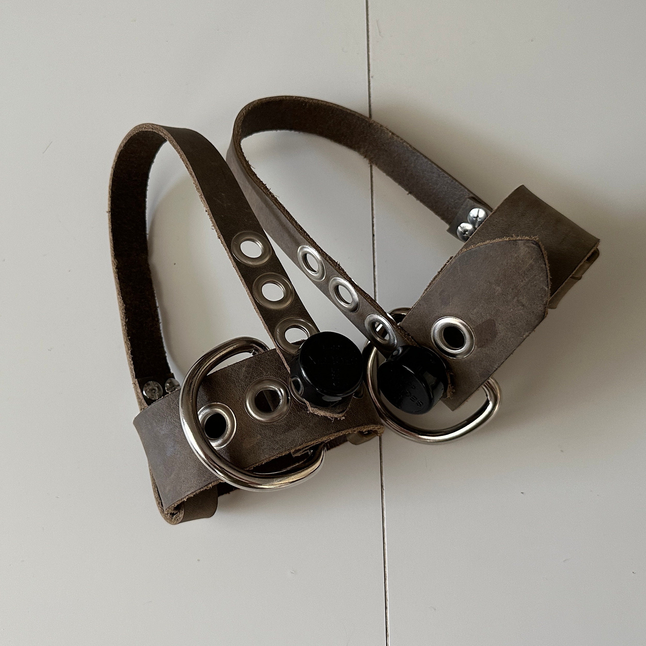 BDSM Fetish High Heel Restraints Made of Cowhide Including Magnetic ...