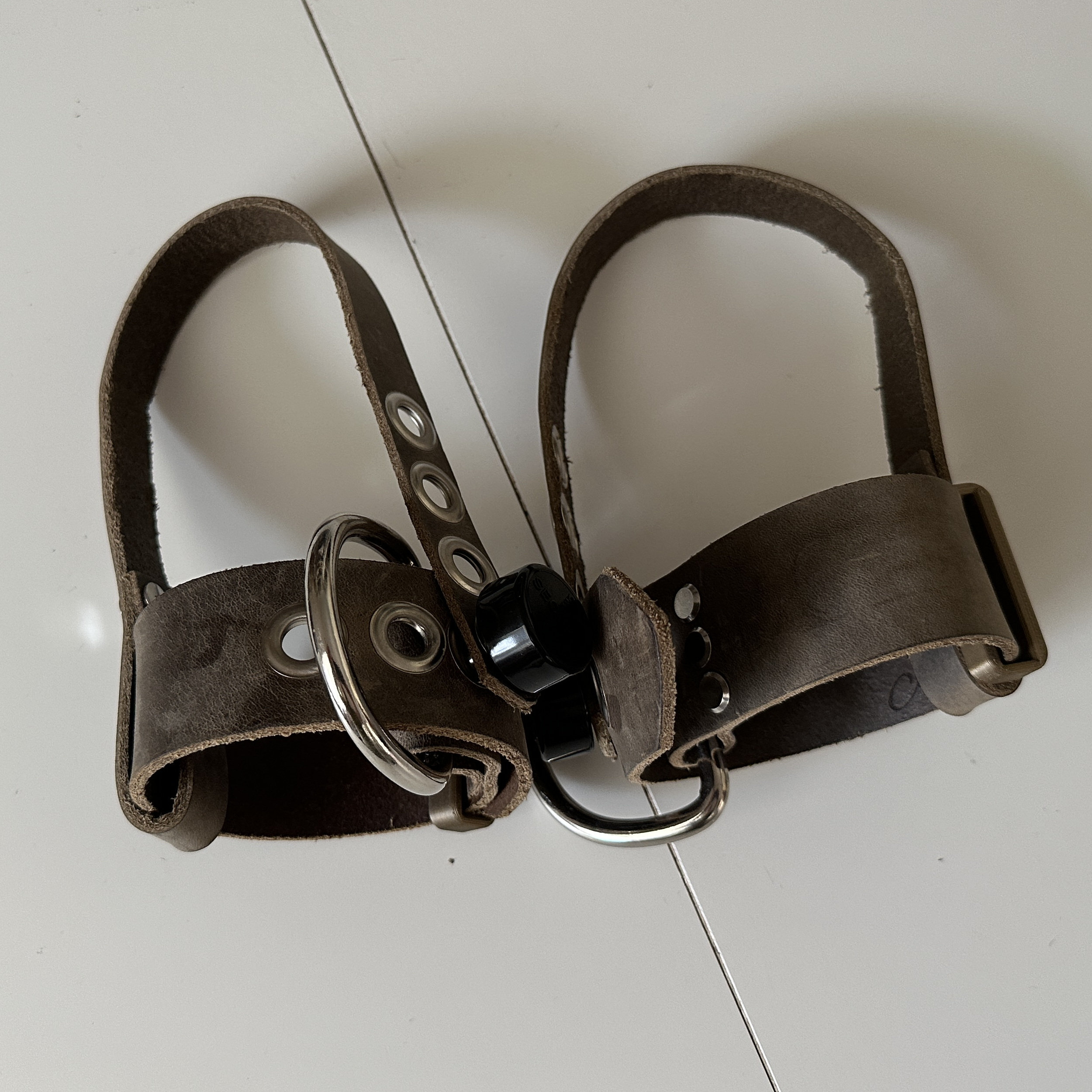 BDSM Fetish High Heel Restraints Made of Cowhide Including Magnetic ...