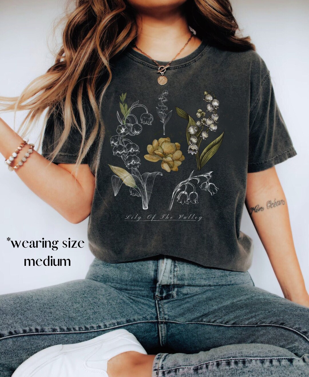 Lily of the Valley Birth Flower Shirt Cottage Core Shirt Whimsigoth ...