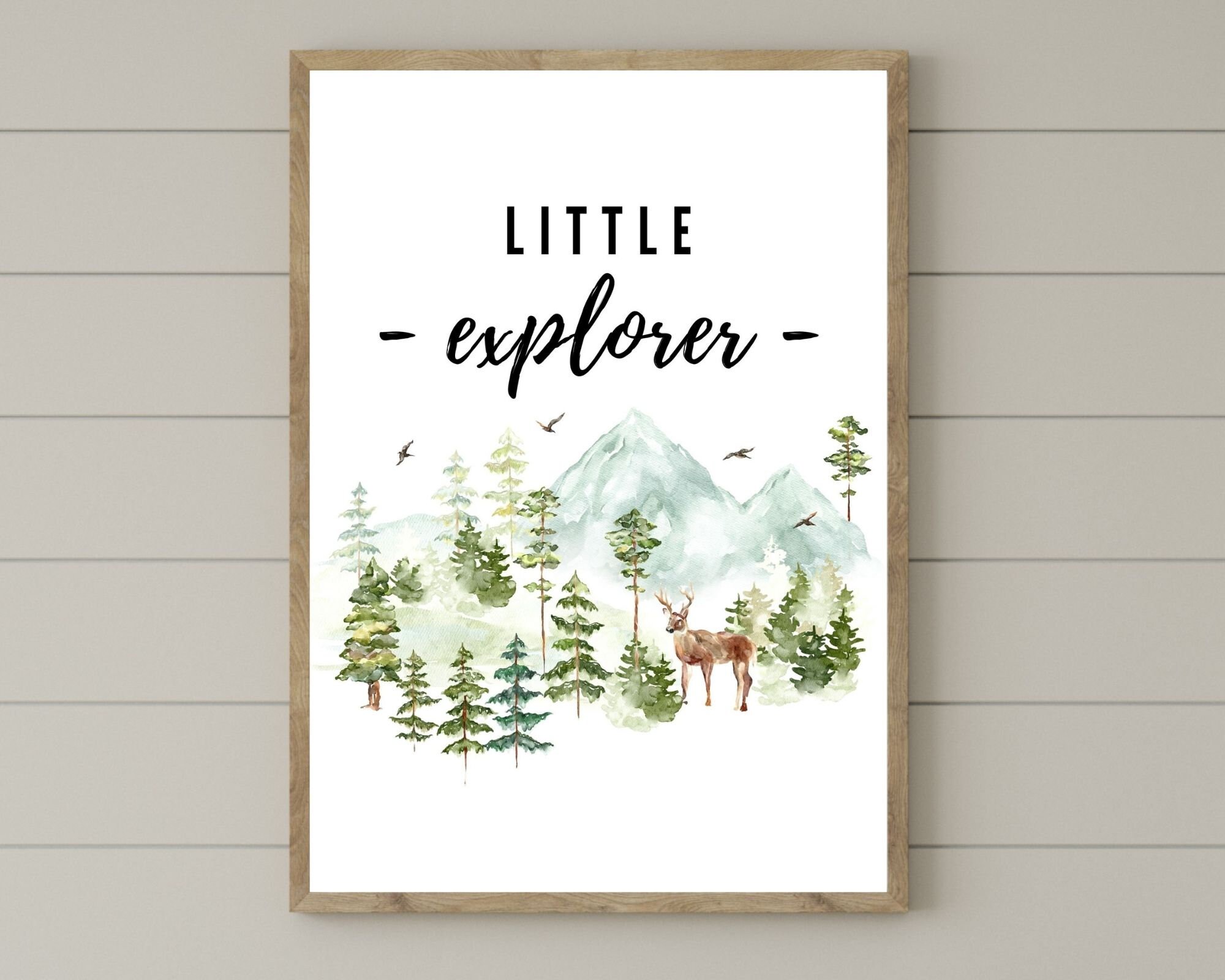 Little Explorer Sign, Outdoor Nursery Digital Download, Camping Nursery ...