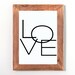 Love Printable, Printable Love Sign, Neutral Modern Print, Love Wall ...