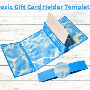 Basic Gift Card Holder Printable Template With Instructions - Etsy