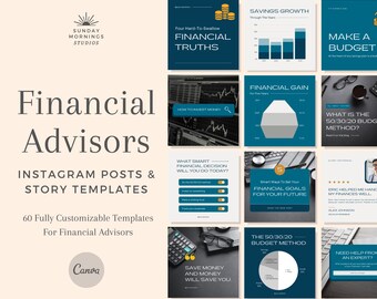 60 Instagram Templates for Financial Advisors | Financial Coach ...