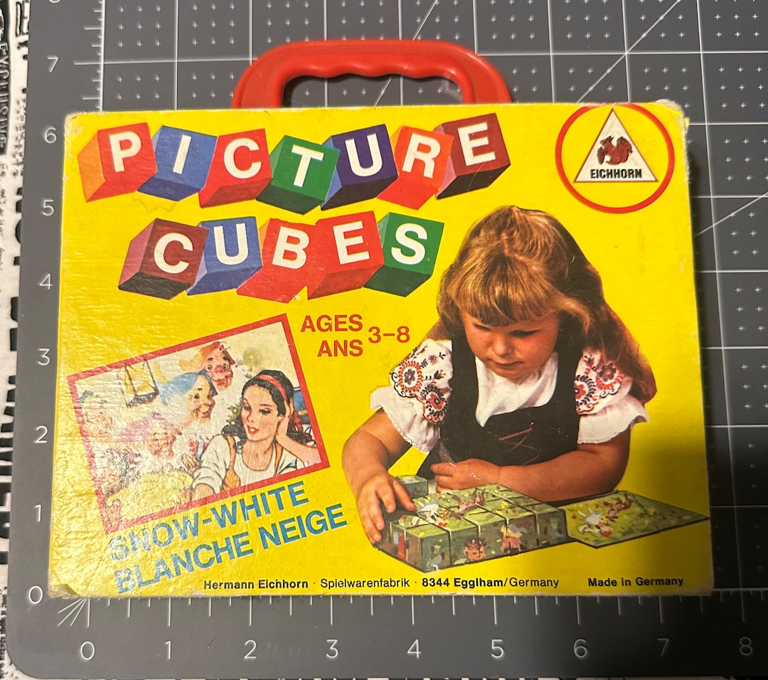 Wooden Picture Cube Puzzle by Herman Eichhorn - Etsy