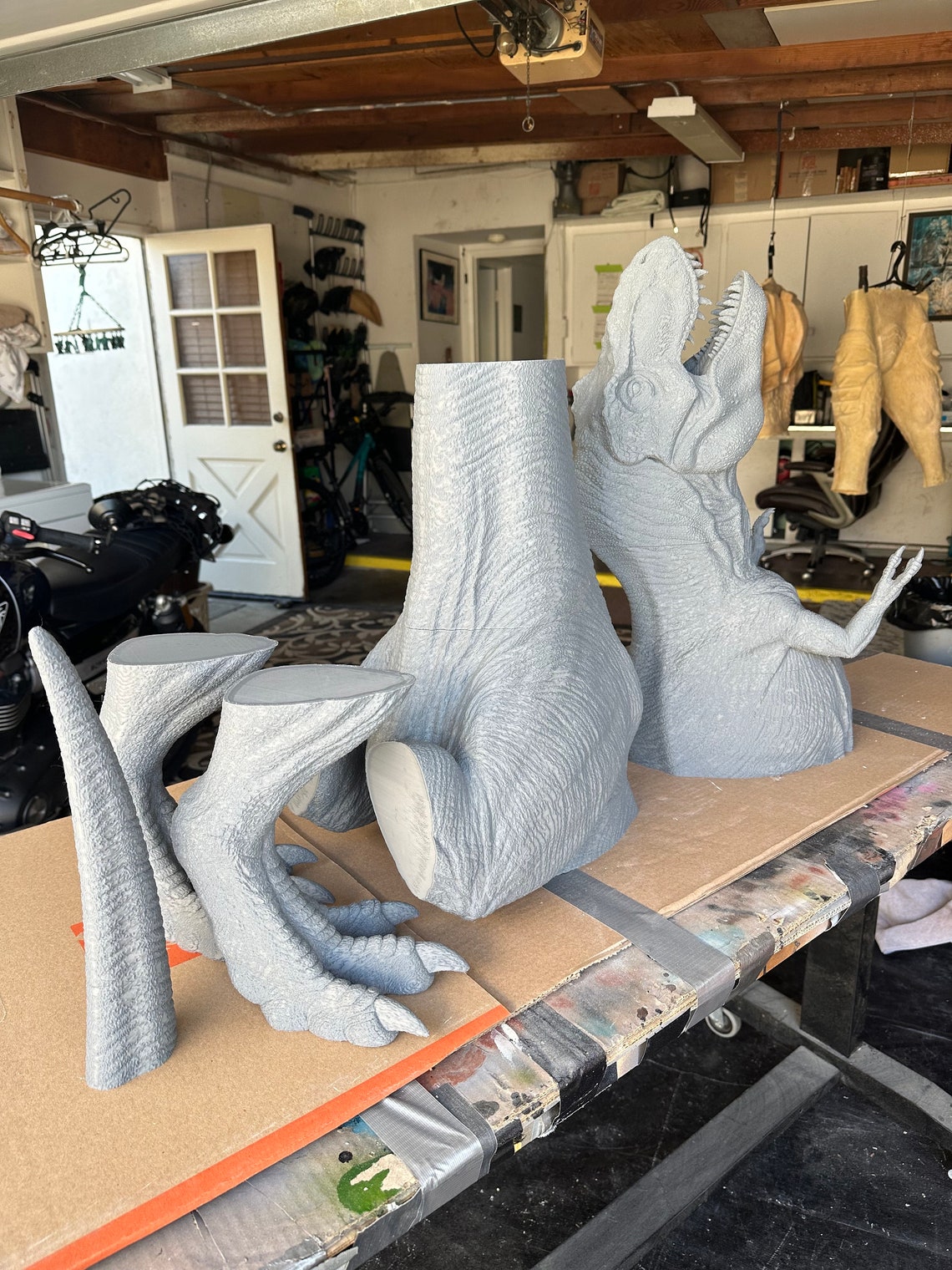 Jurassic Park 1:5 T-rex Maquette Statue - Etsy