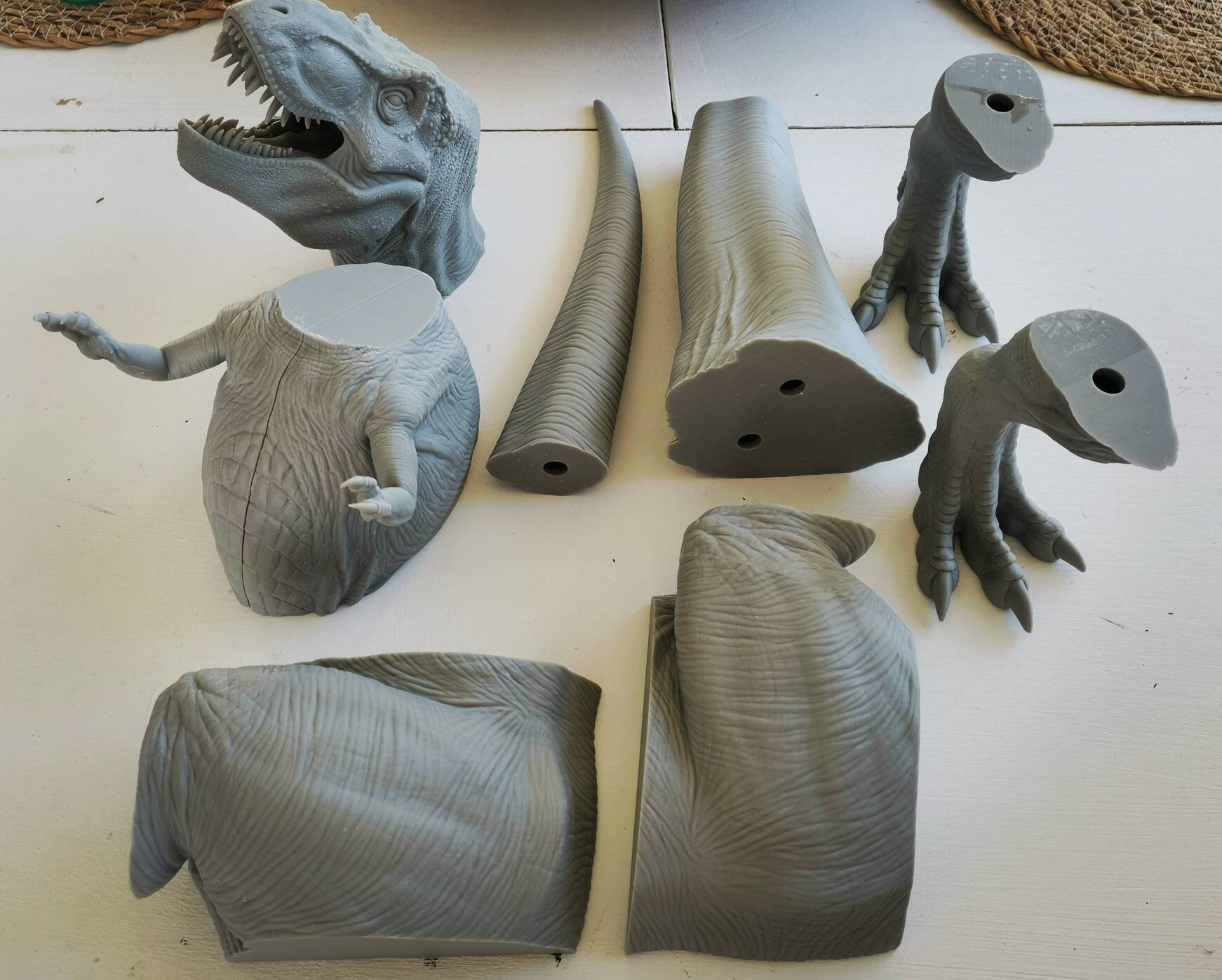 Jurassic Park 1:5 T-rex Maquette Statue - Etsy