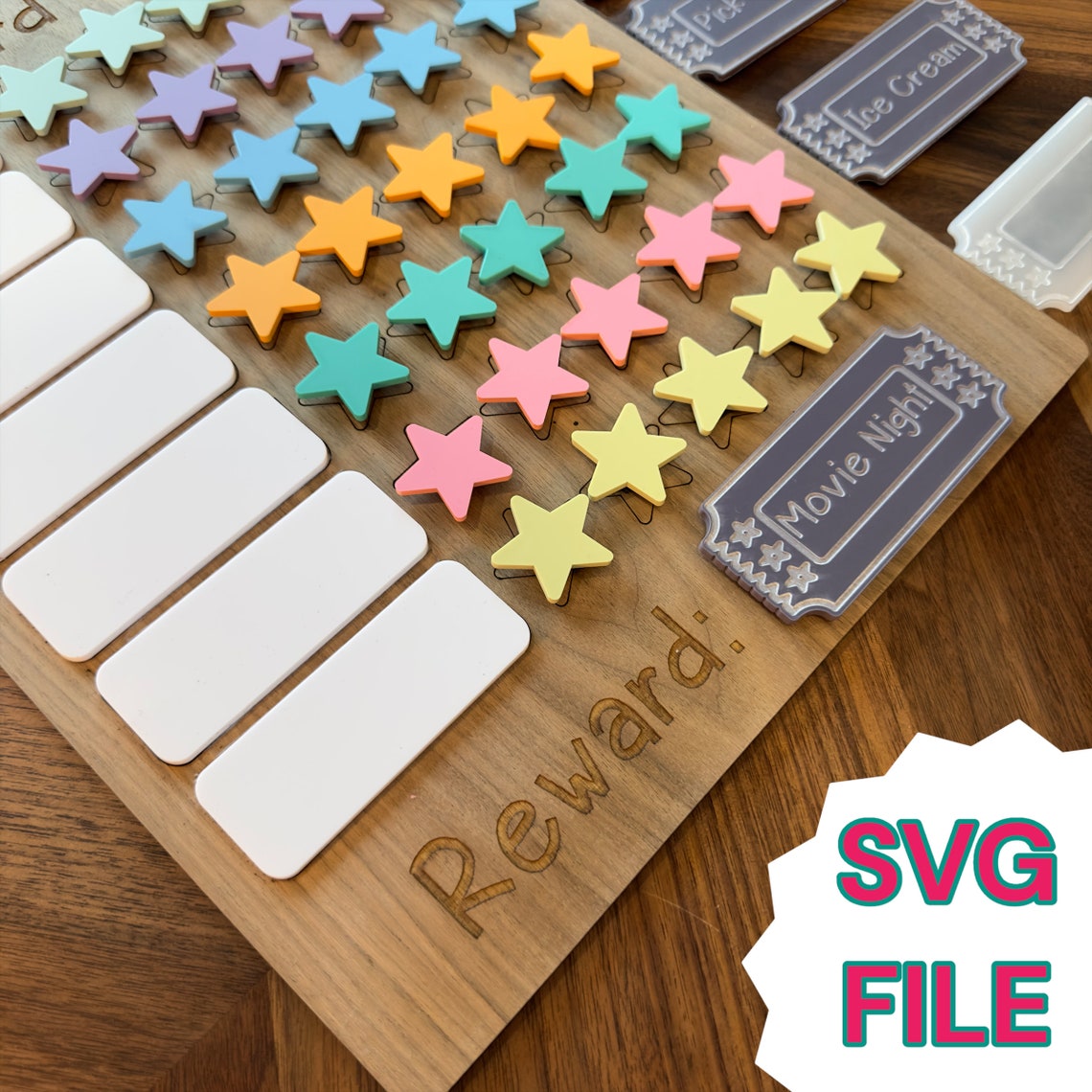 Reward Chart SVG File - Etsy