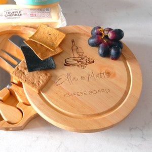 Personalised Cheese Board Set. 9 Designs to Choose From. Custom Cheese ...