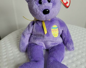 Purple Ty Bear | Etsy