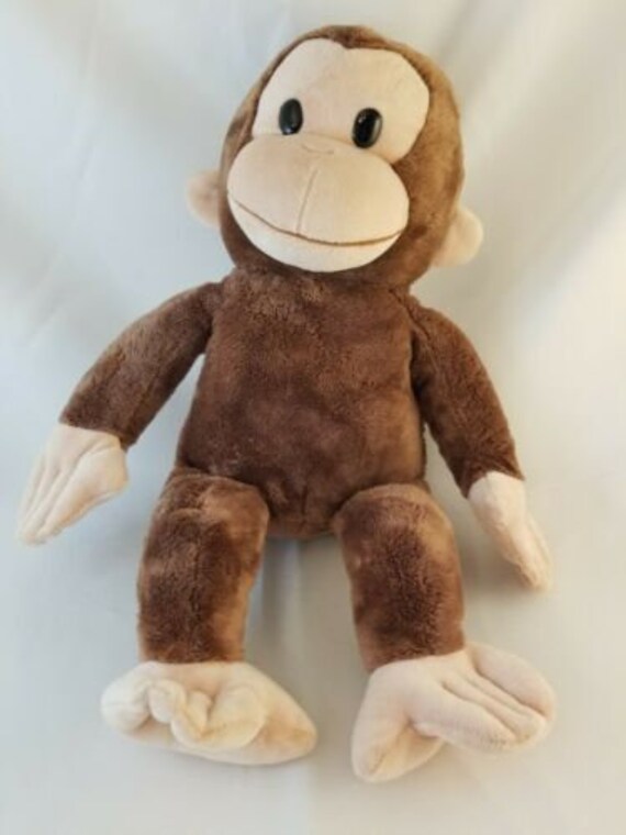 Curious George Soft Plush Stuffed Animal Monkey Applause by | Etsy