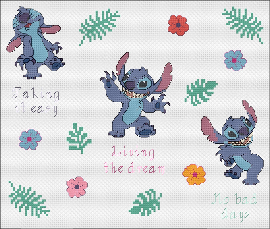 Happy Stitch Cross Stitch Pattern Instant PDF Download - Etsy