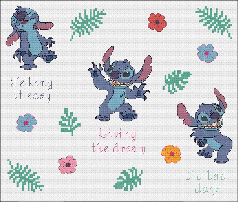Happy Stitch Cross Stitch Pattern Instant PDF Download - Etsy