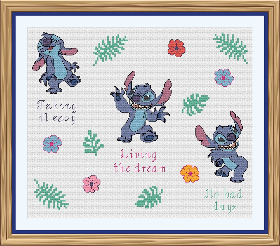 Happy Stitch Cross Stitch Pattern Instant PDF Download - Etsy