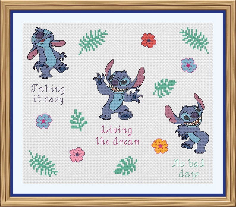 Happy Stitch Cross Stitch Pattern - Instant PDF Download - Etsy