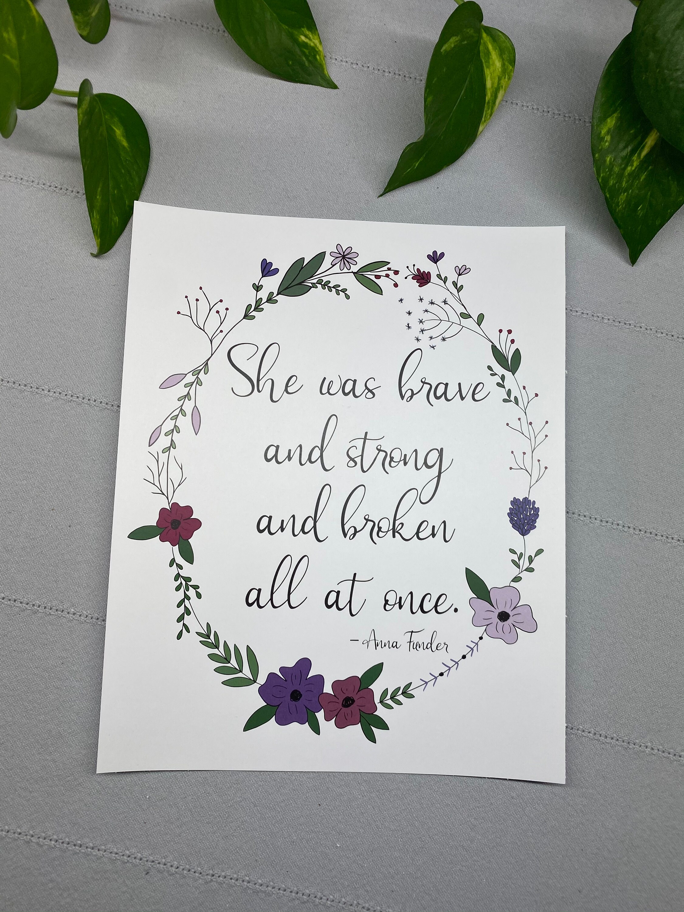 She Was Brave and Strong and Broken All at Once - Miscarriage Support ...