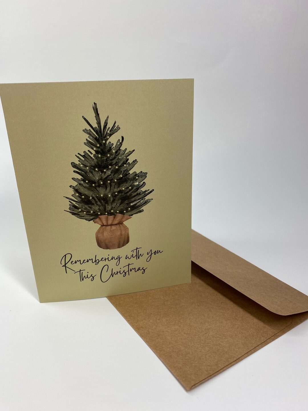 Christmas Card Grief Support Condolences Sympathy Card Condolence Gift ...