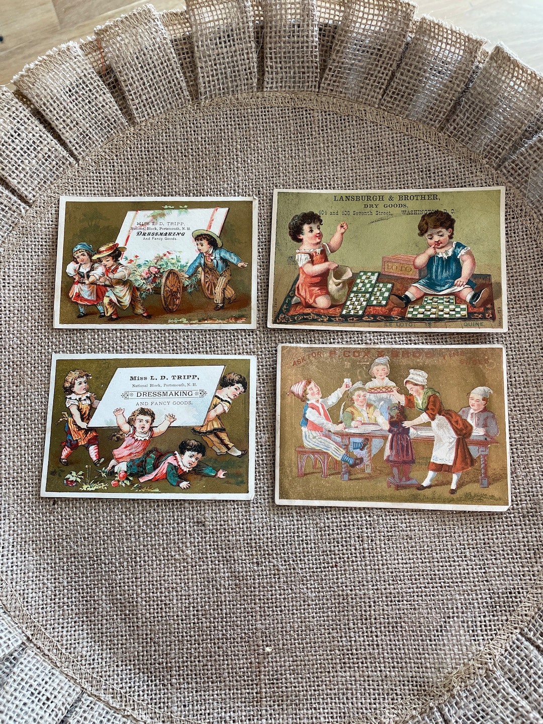 Victorian Advertising Trading Cards, Antique Cards, Victorian Children ...