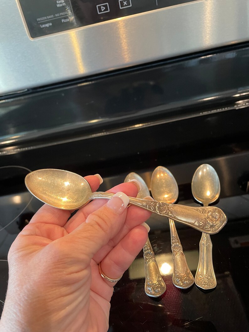 Antique Oneida Community Reliance Plate A1 Silver Spoons 4 - Etsy