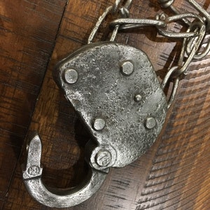 Vintage ADLAKE Frisco Railroad Switch Lock and Spike Chain 1978. No Key ...