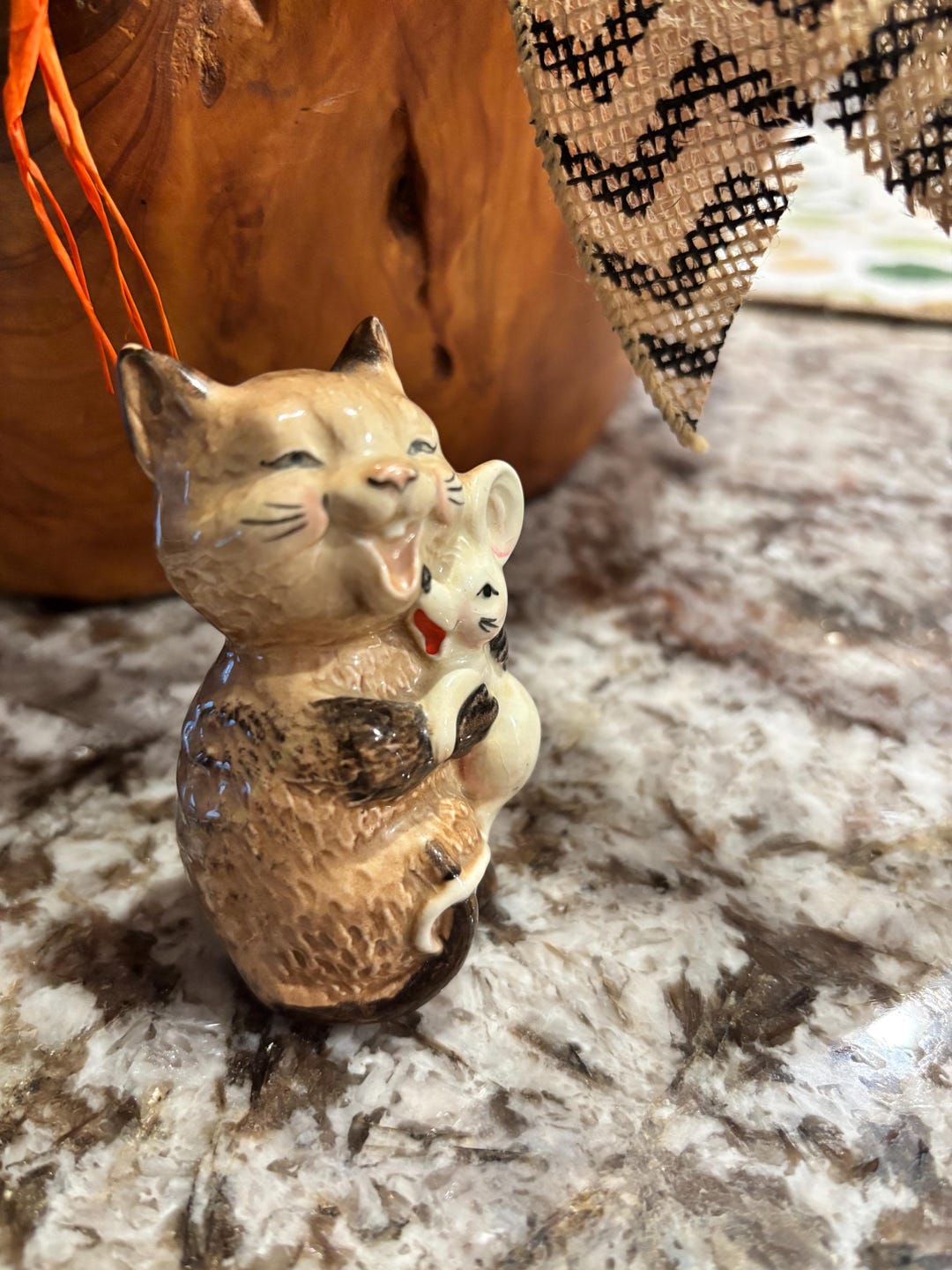 Vintage Beswick “laughing Cat and Mouse” Porcelain Figurine RARE Model ...